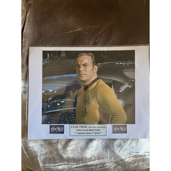 Wall Decor | Rare William Shatner Signed Star Trek Captain Kirk The ...